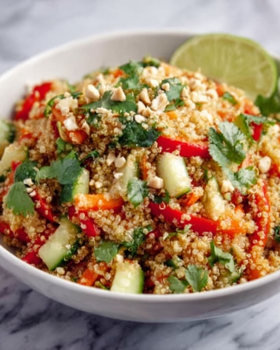 Thai Quinoa Crunch Salad Recipe – Fresh & Vibrant Healthy Dish