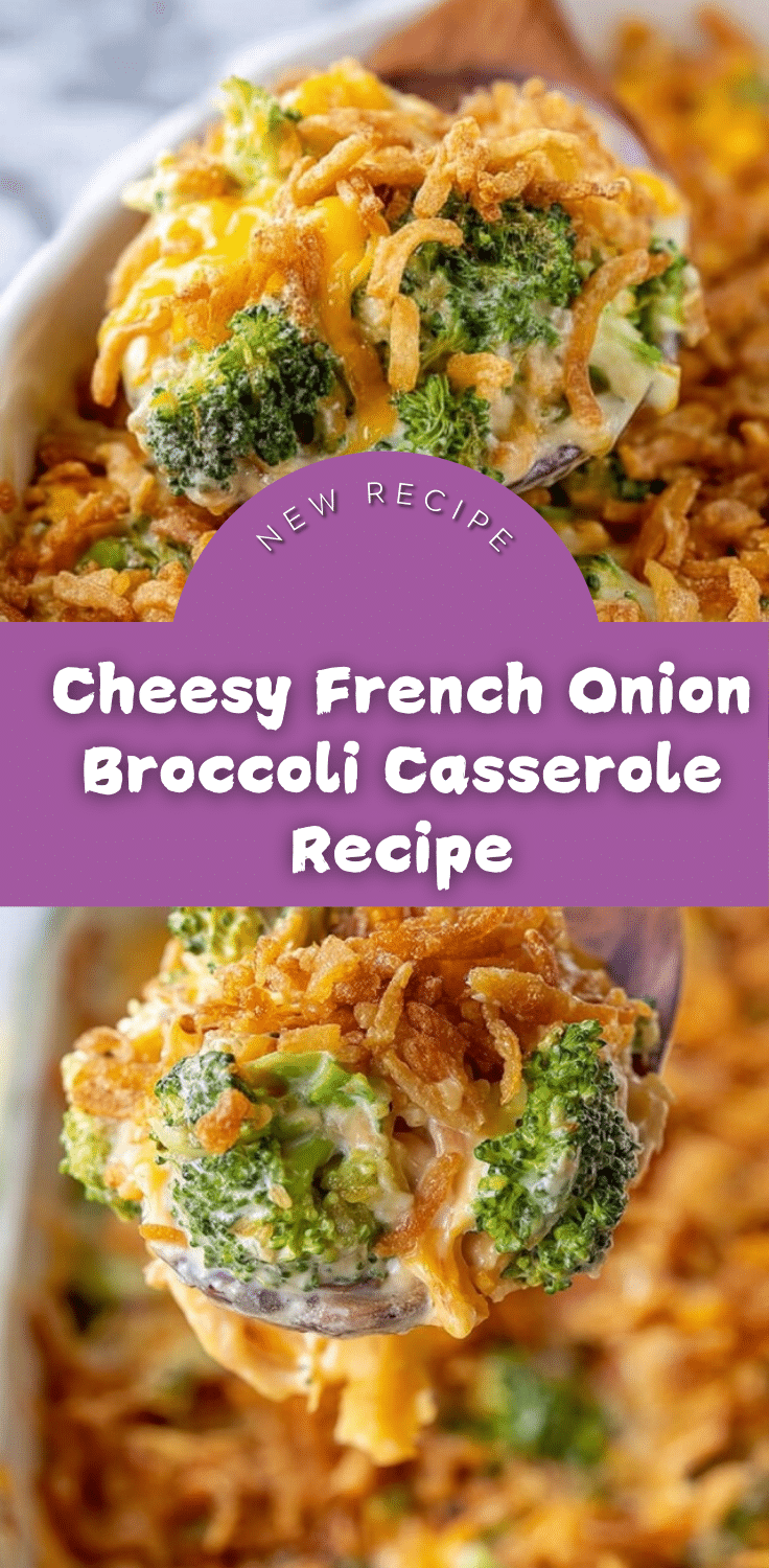 French Onion Broccoli Cheese Casserole – Irresistibly Cheesy & Easy