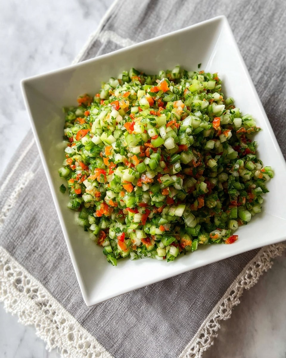 Pickle de Gallo - Spicy Dill Pickle Salsa Recipe for a Fresh Twist